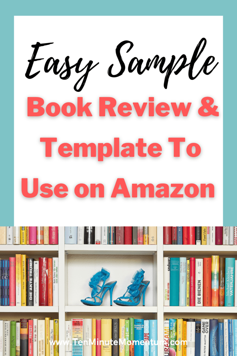 Sample Book Review & Template To Use on Amazon