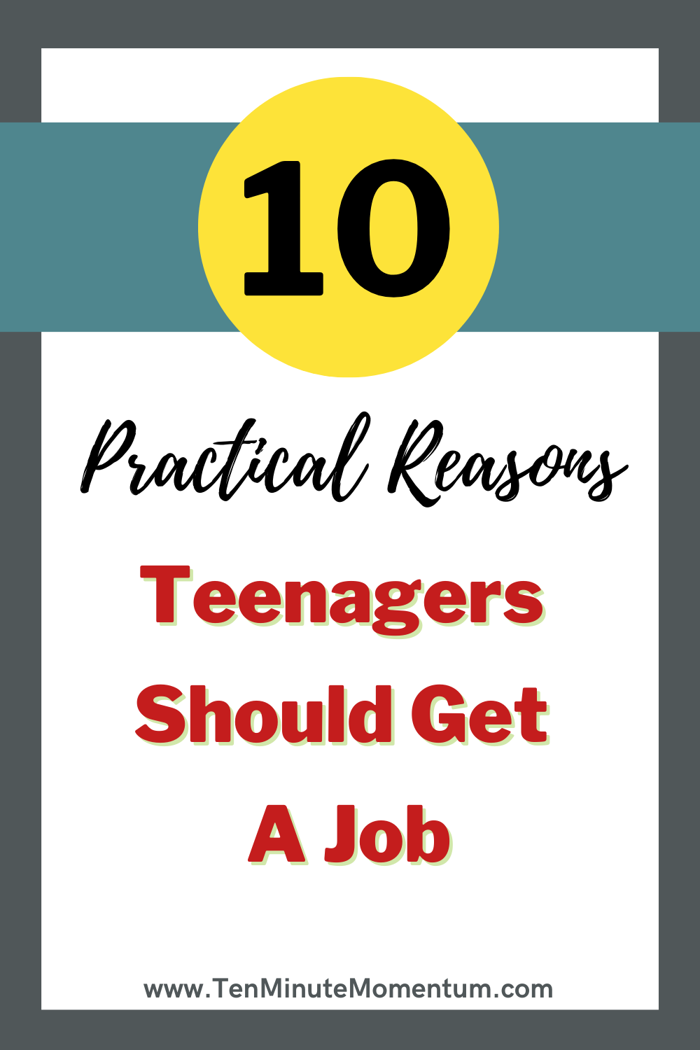 12 Reasons Teenagers Should Get a Job in 2025