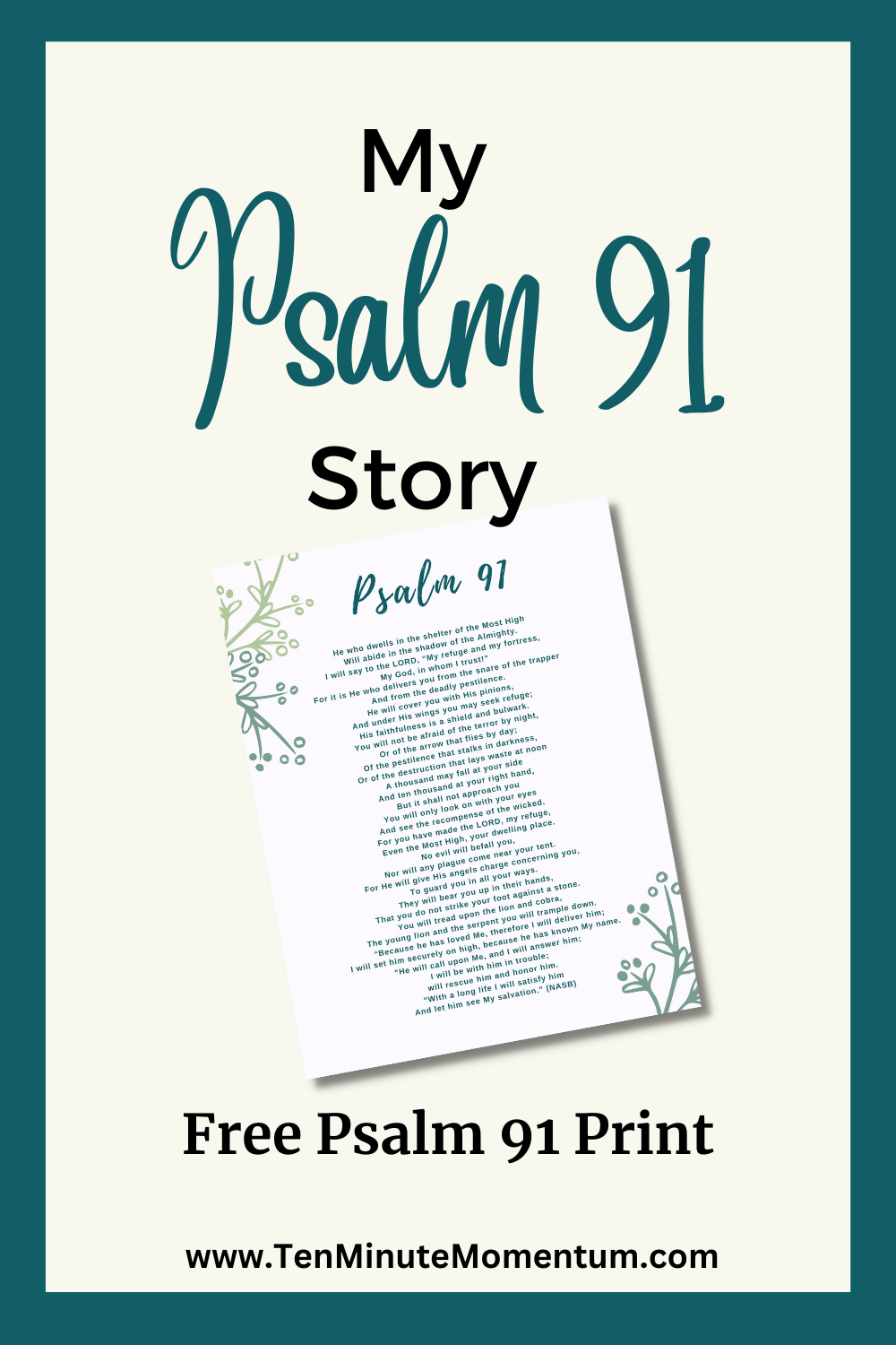 Terrified at Night - My Psalm 91 Story