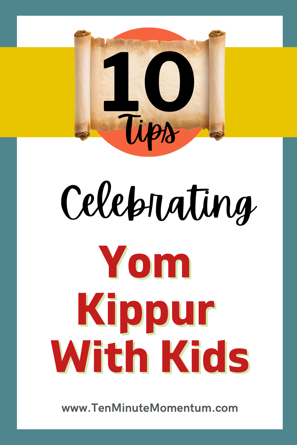 10 Tips: Yom Kippur Activities for Kids (in 2024) - Ten Minute Momentum