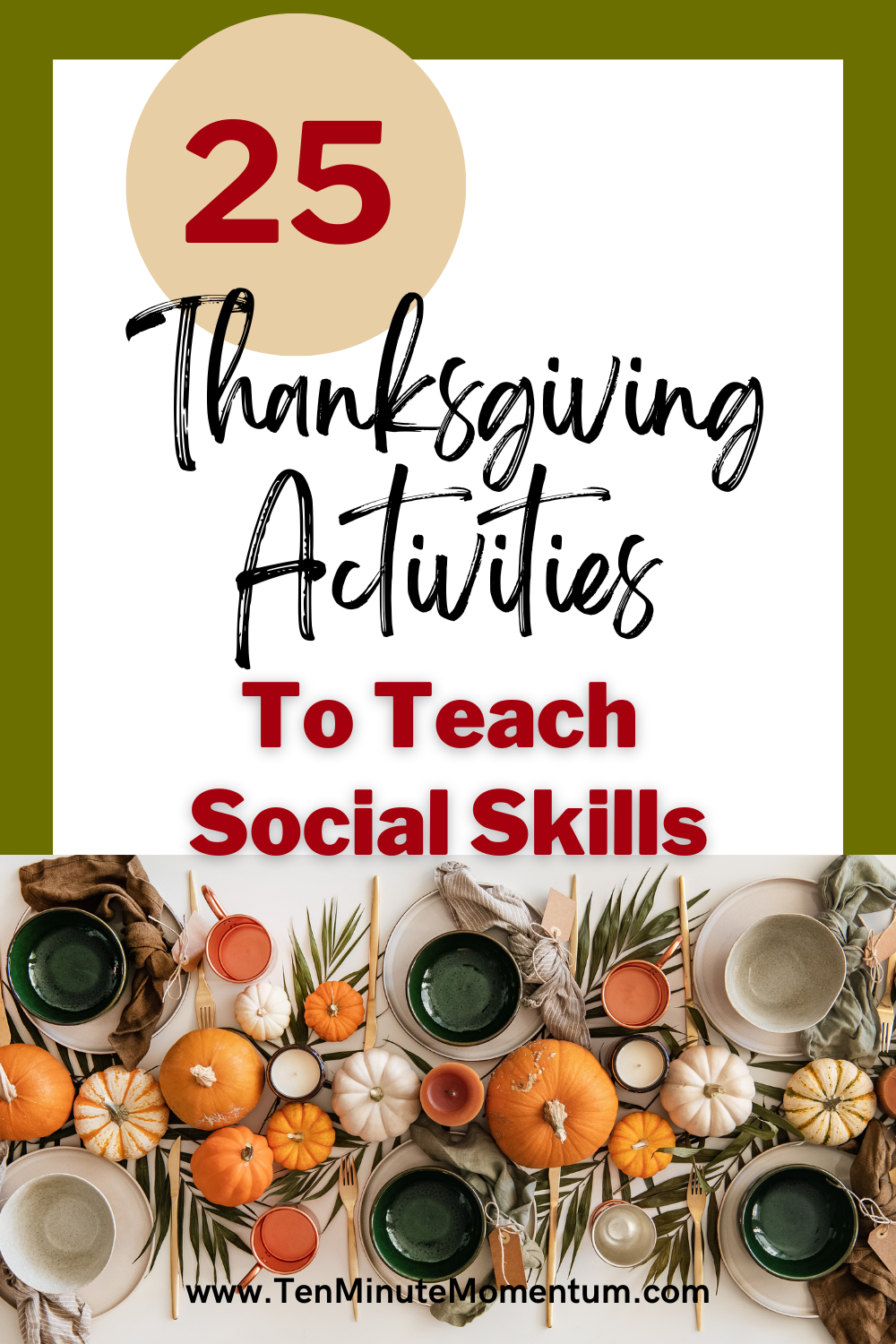 25 Thanksgiving Activities for Kids to Teach Social Skills