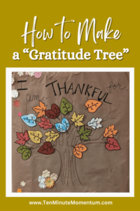 Easy Thankful Gratitude Tree for Thanksgiving Free Printable