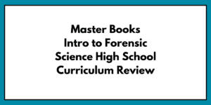 Master Books Intro to Forensic Science High School Curriculum