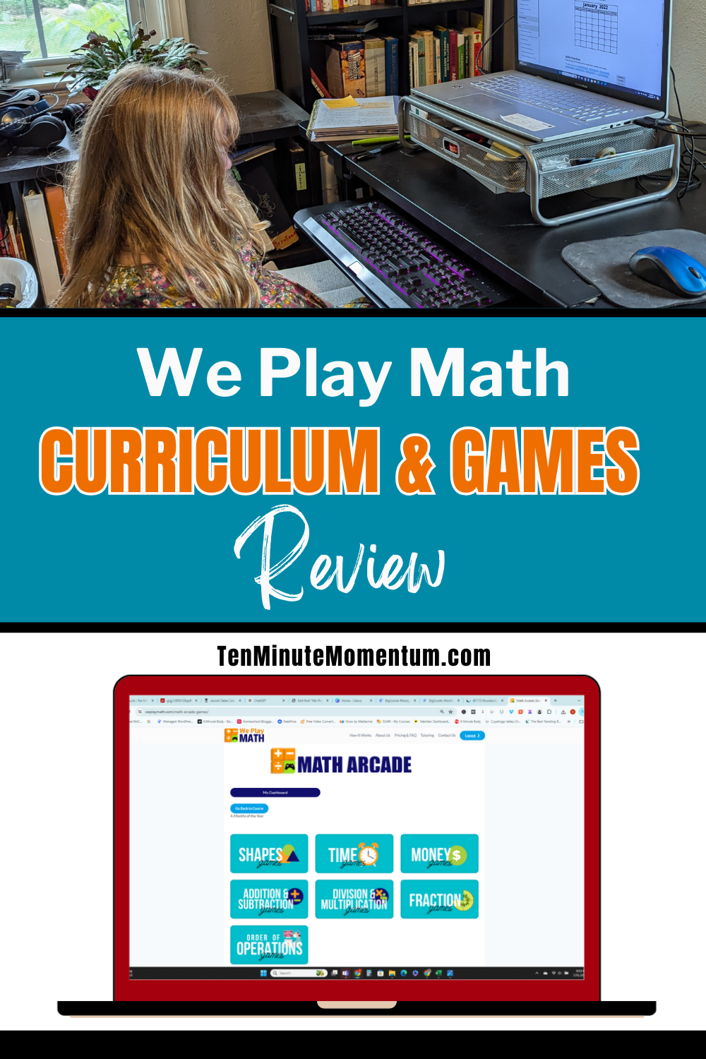 We Play Math Curriculum and Games Review for K-3