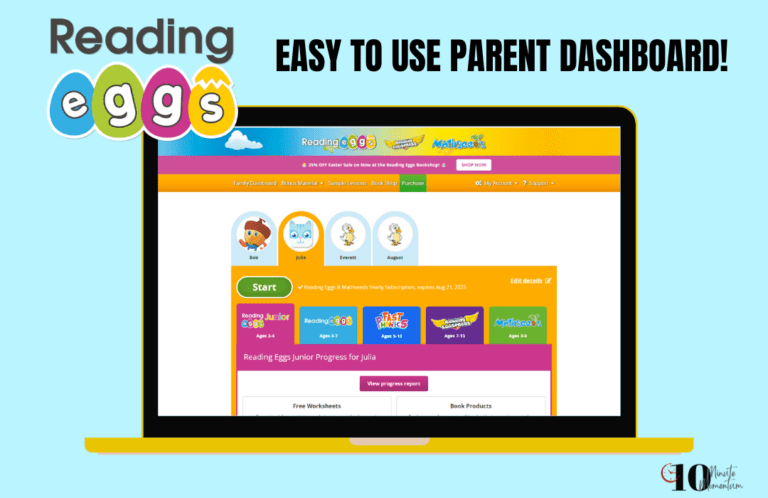 Reading Eggs and Reading Eggspress Review | Mom of 9