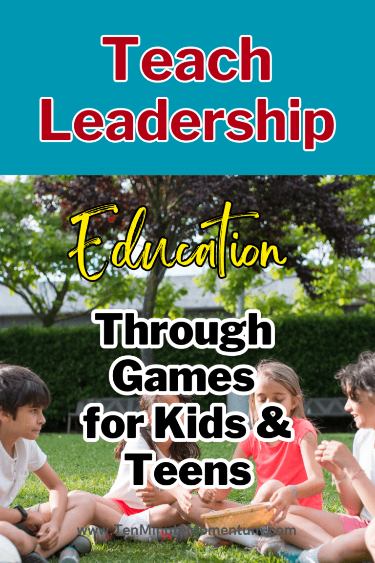 Teach Leadership Education Through Games for Kids and Teens - Ten ...