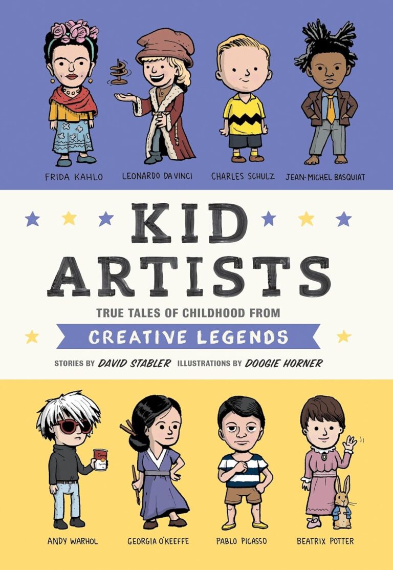 Great Artists Books for Kids (Free Coloring Sheets) - Ten Minute Momentum